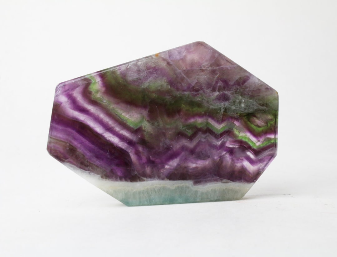 Fluorite Slab - Polished Cut Slab of Natural Fluorite - Etsy