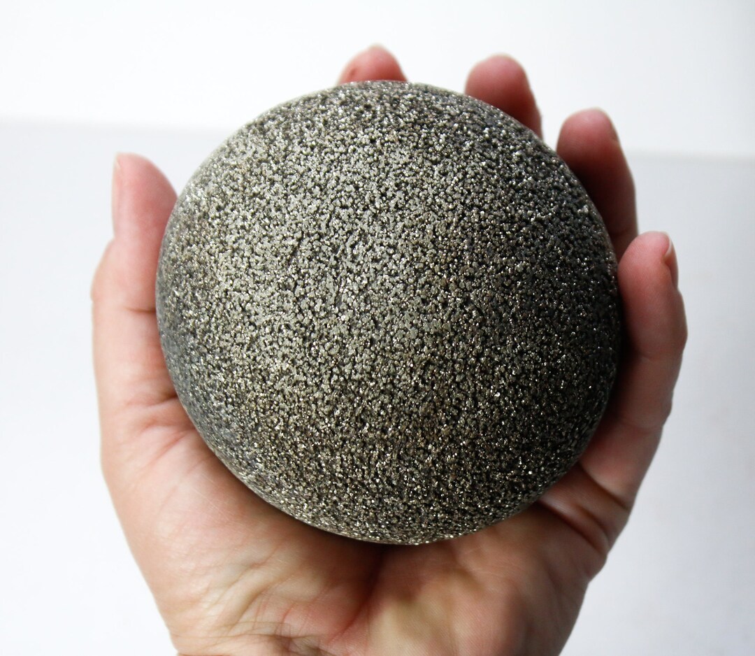 Pyrite Concretion - Pyrite Coated Concretion - Pyrite Sphere - Etsy
