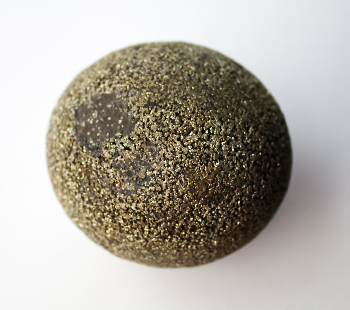 Pyrite Concretion - Pyrite Coated Concretion - Pyrite Sphere - Etsy
