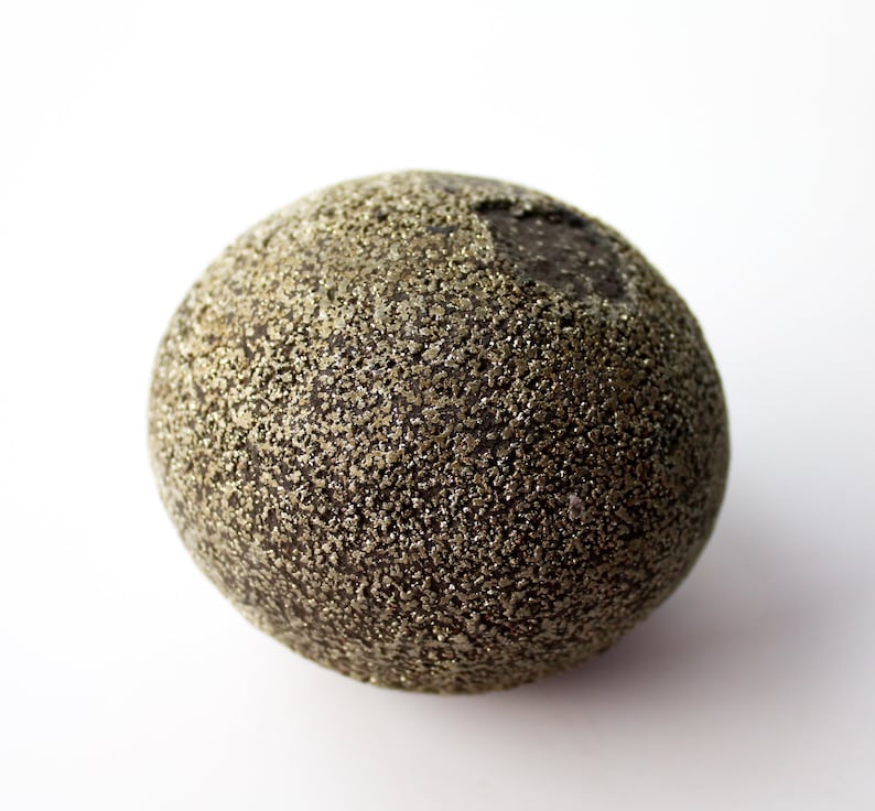 Pyrite Concretion - Pyrite Coated Concretion - Pyrite Sphere - Etsy