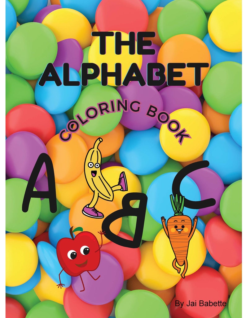 The Alphabet Coloring Book - Etsy