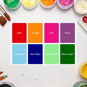Color Flashcards for Kids Fun Educational Printable Set Learn Colors ...