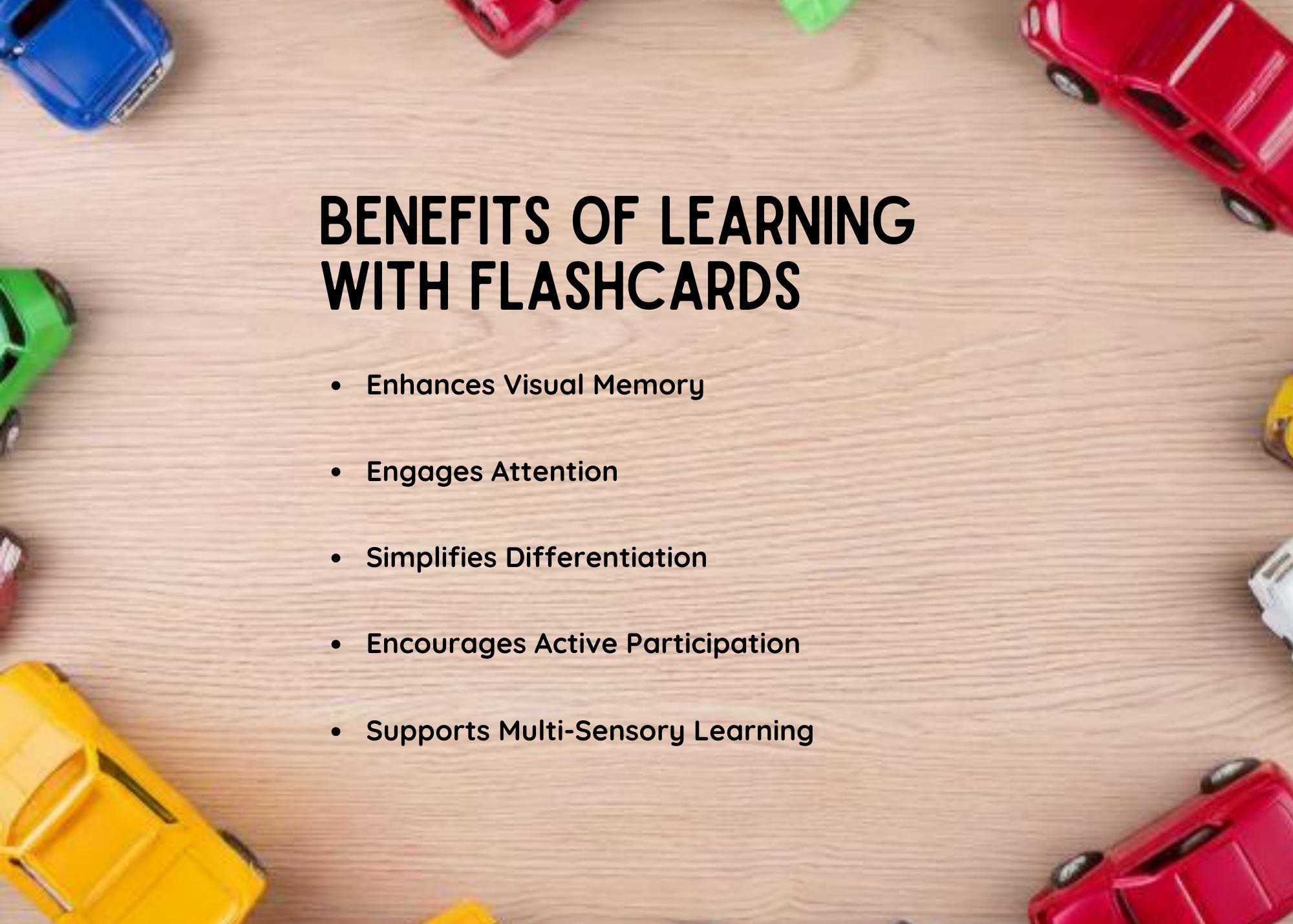 Printable Vehicle Flashcards for Kids Educational Learning Cards Cars ...