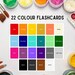 Color Flashcards for Kids Fun Educational Printable Set Learn Colors ...