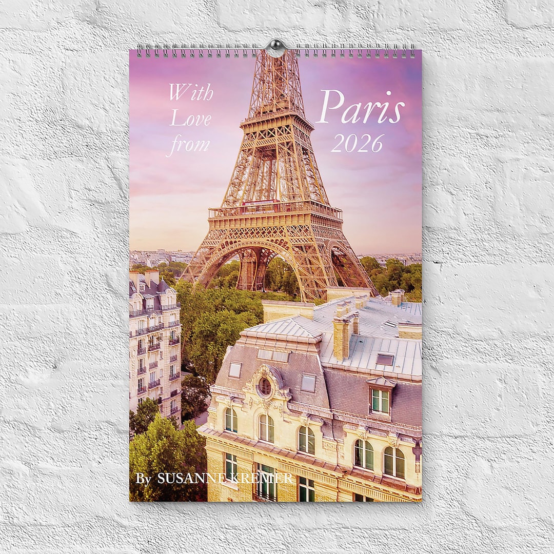 2026 Wall Calendar, Paris Calendar 2026,17x11, Francophile Gift, Large ...