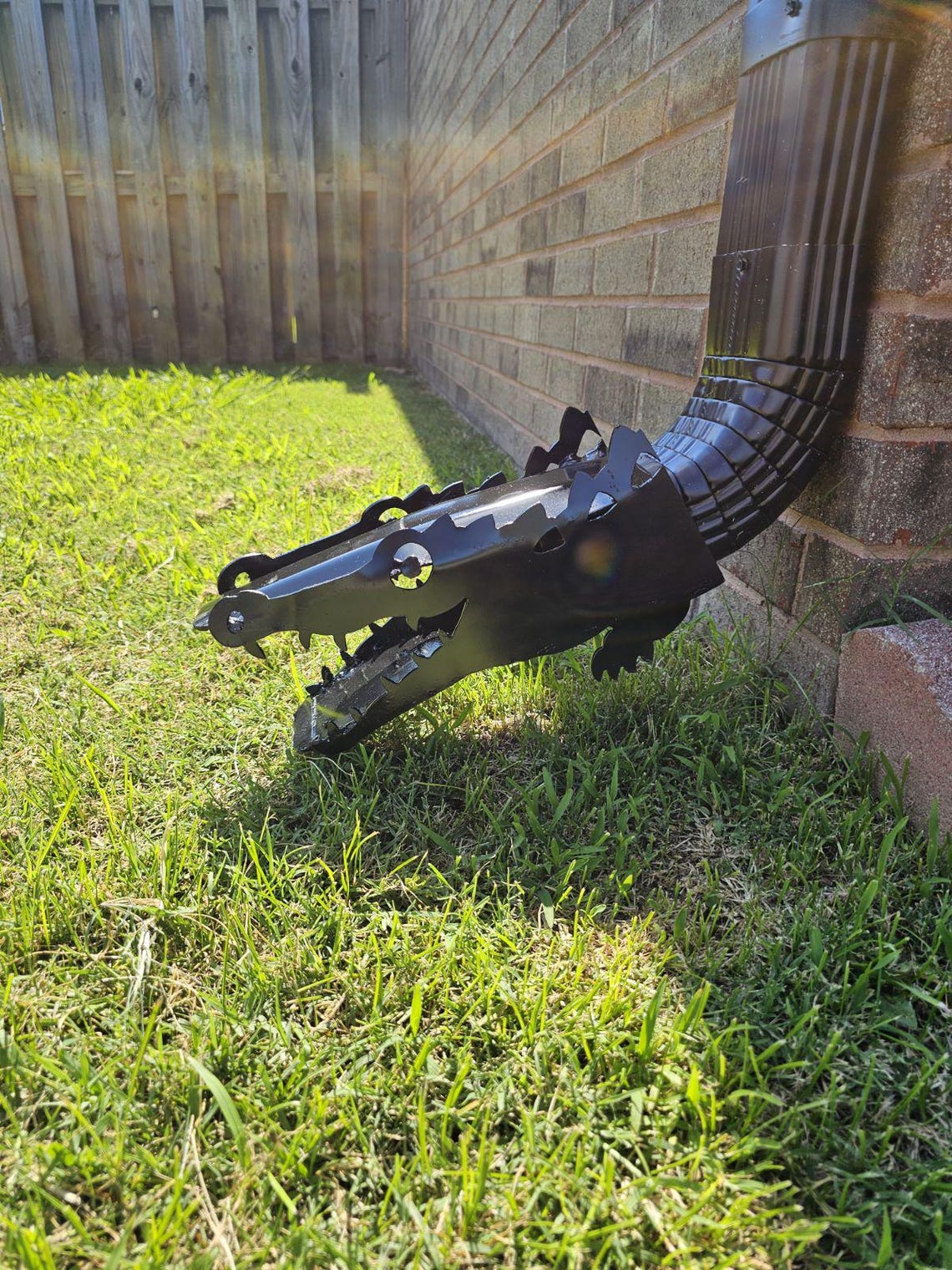 Crocodile Downspout Gutter Decor - Etsy