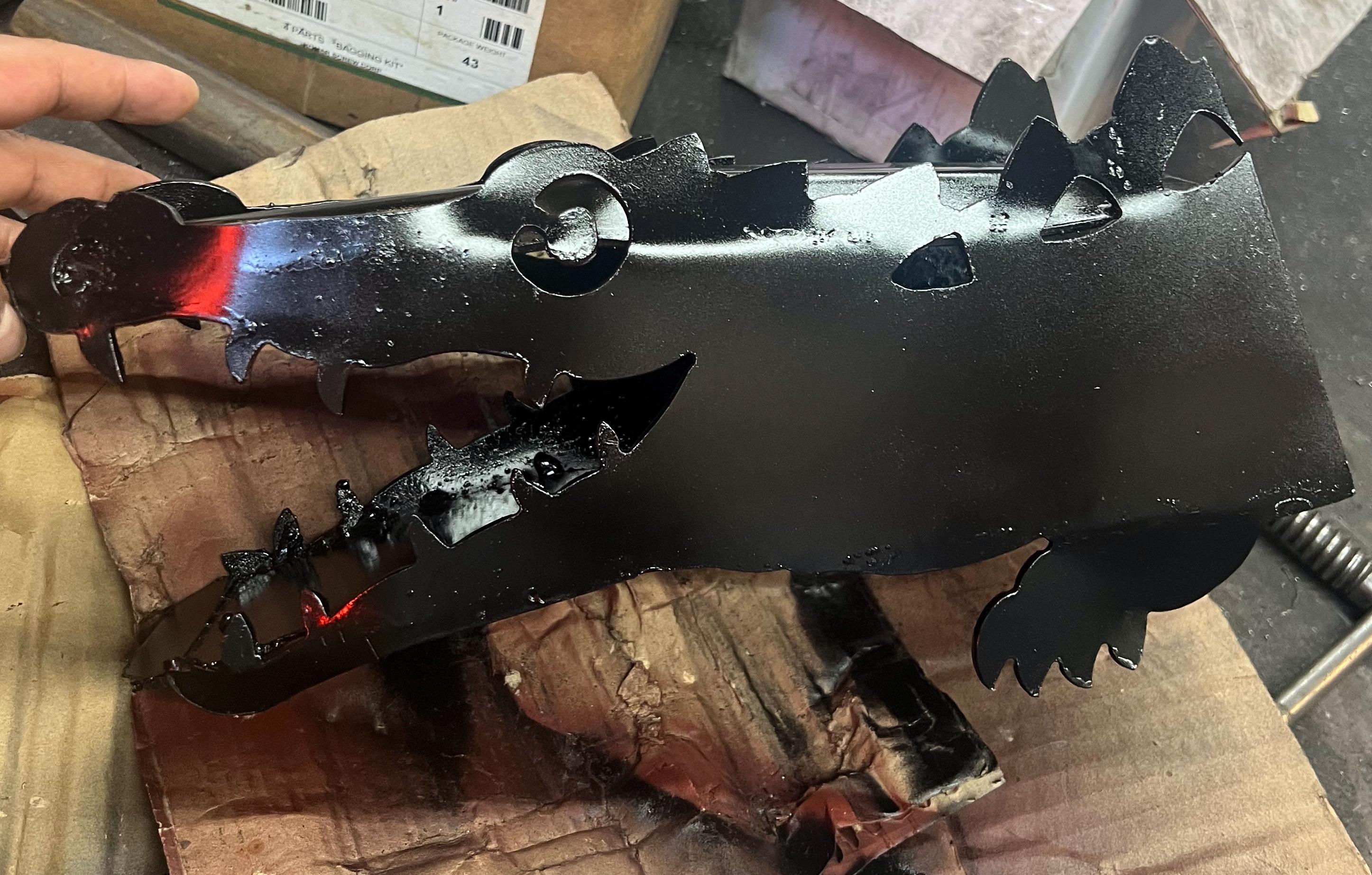 Crocodile Downspout Gutter Decor - Etsy