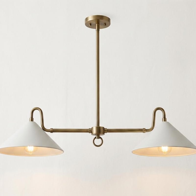 Vintage Linear Chandelier - Etsy