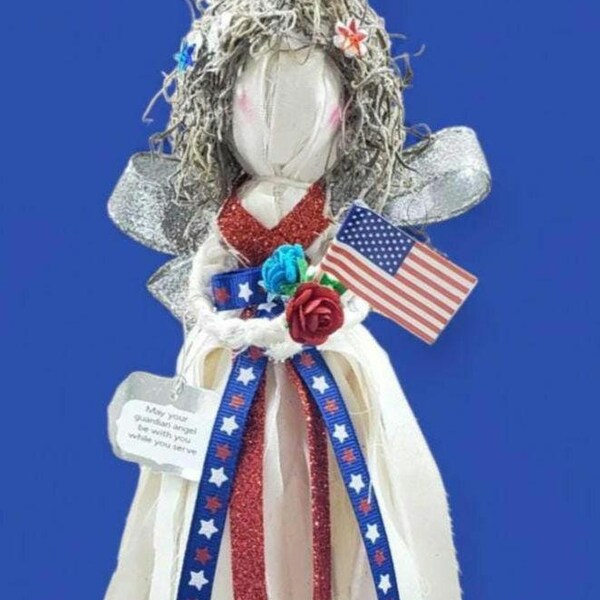 Patriotic Rag Wreath - Etsy