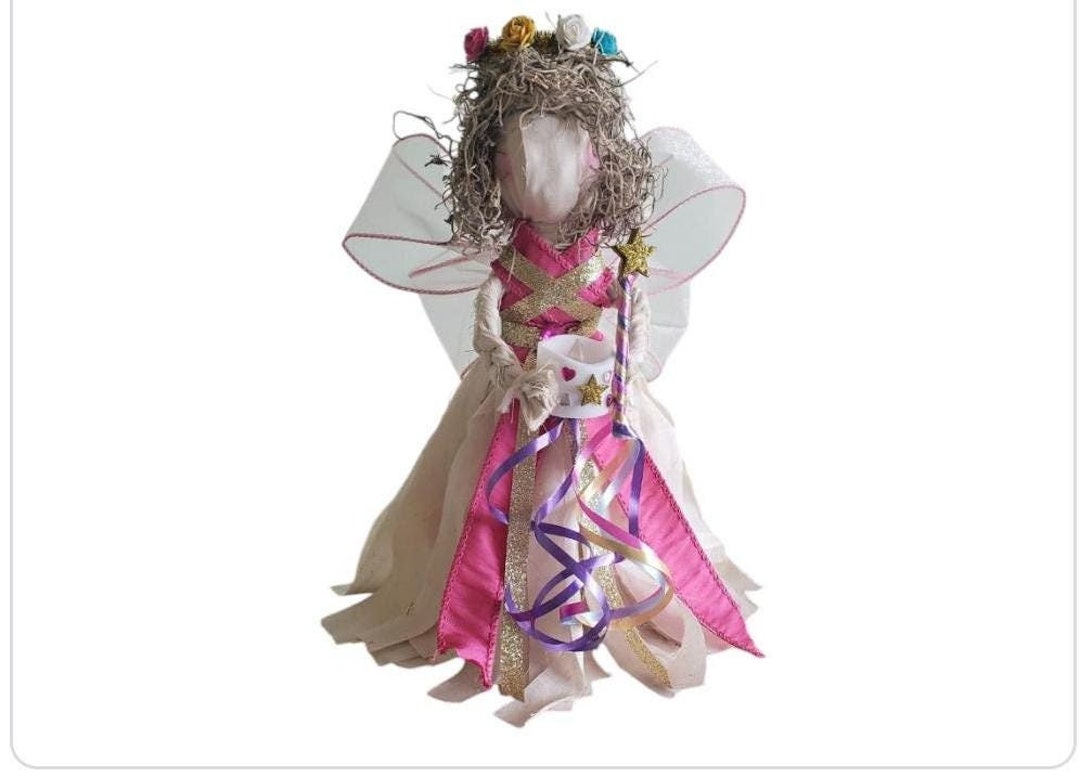 Child's Fairy Nightlight*hand Crafted*decorative Rag Doll*sit on ...