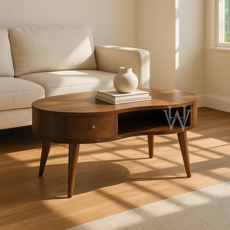 Mcm End Table Drawer - Etsy