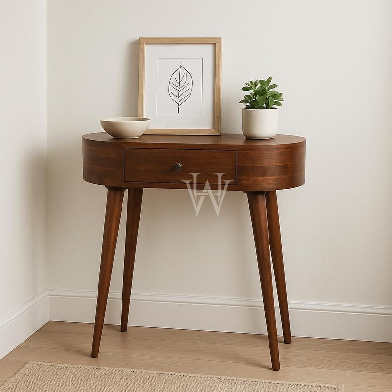 Mid Century Entry Table - Etsy