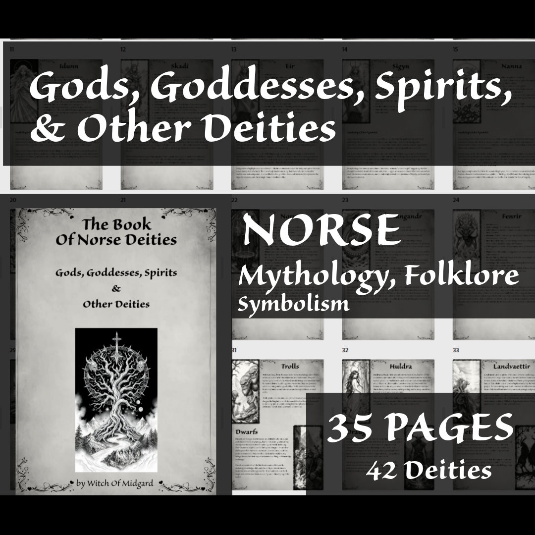 Norse Deities, Spirits & Mythology: A Comprehensive Guide to 42 Divine ...