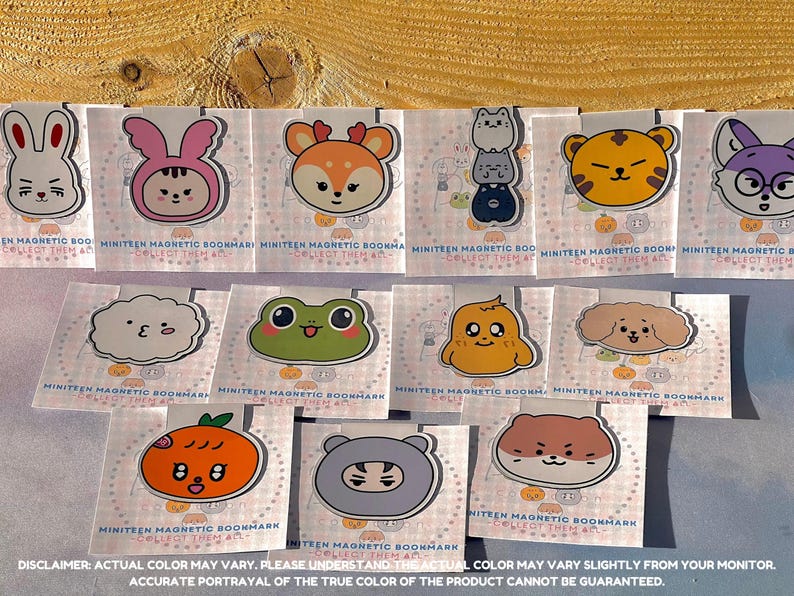 SEVENTEEN Miniteen Magnetic Bookmark | Kpop | Carat Gift | Handmade ...