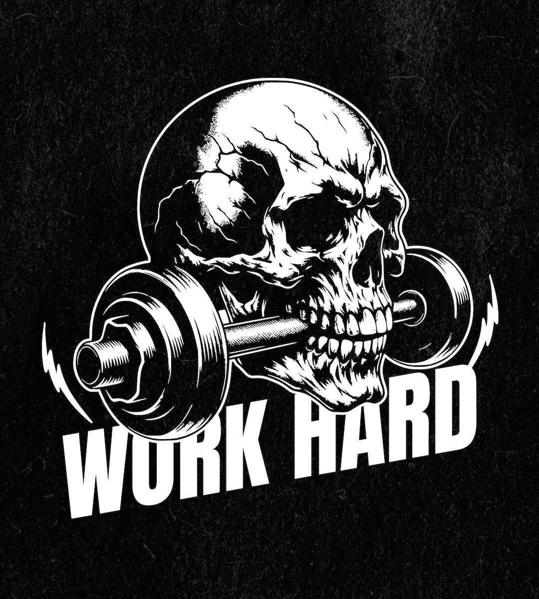 Gym Skull PNG – Barbell Workout Shirt Design – Hardcore Fitness ...