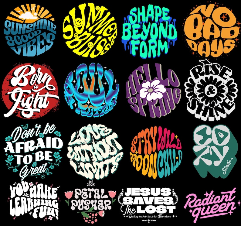 240 + Trendy Streetwear Typography Designs | Digital Prints PNG & SVG ...