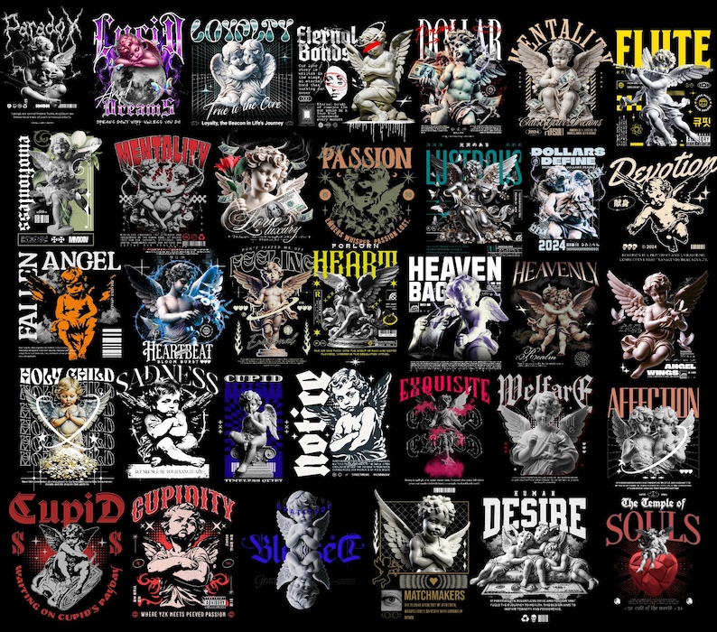 Urban Angel Streetwear T-shirt Designs, the Urban Halo Collection ...