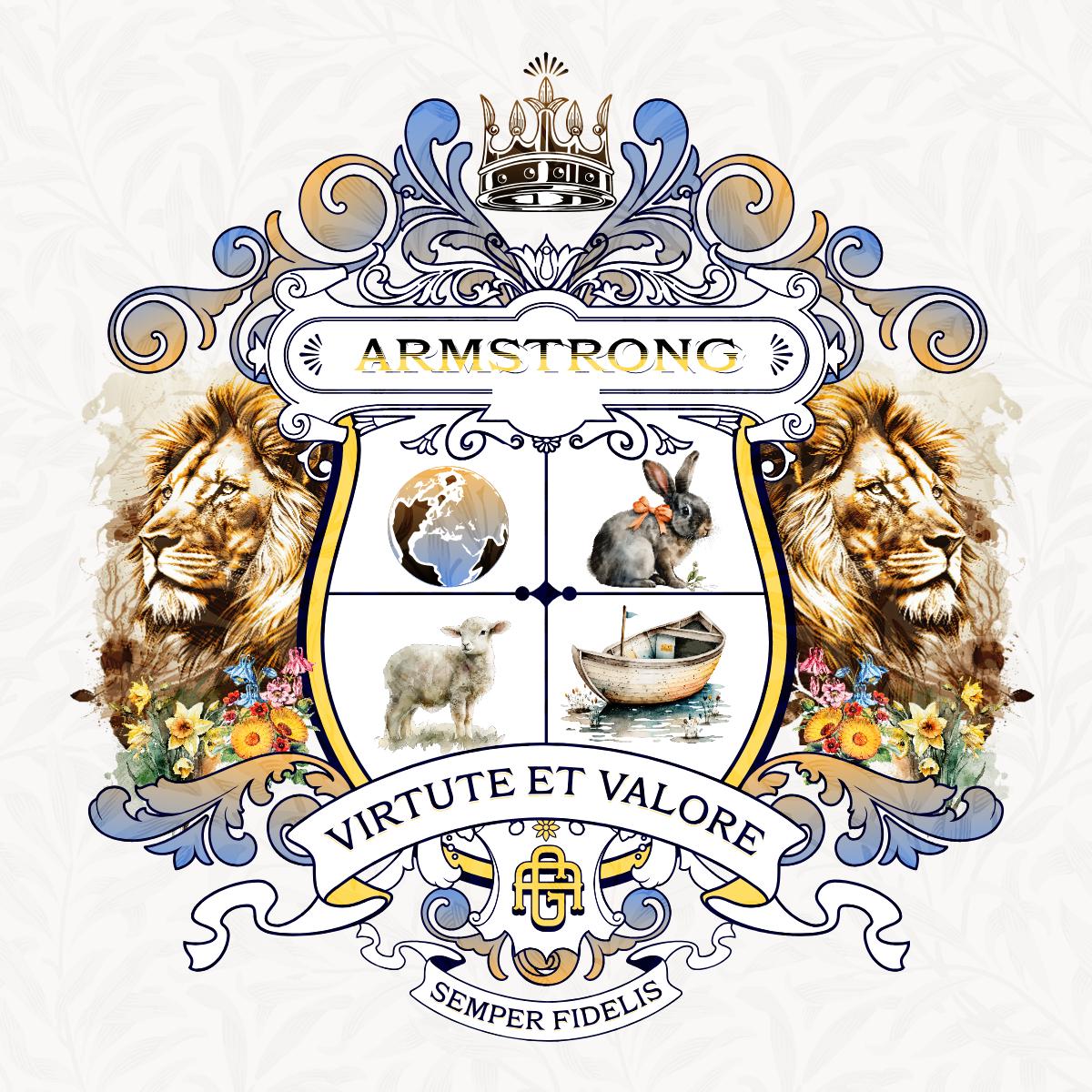 Personalized Family Crests - Coat of Arms, Wedding, New Home ...