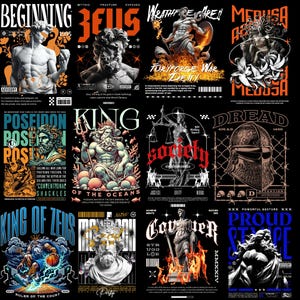 100+ High-quality Greek Mythology Designs Warriors, Gods & Heroes ...