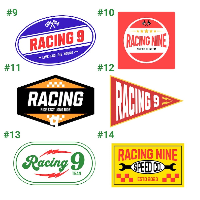 Custom Racing Logos – Speed, Style & Power! - Etsy