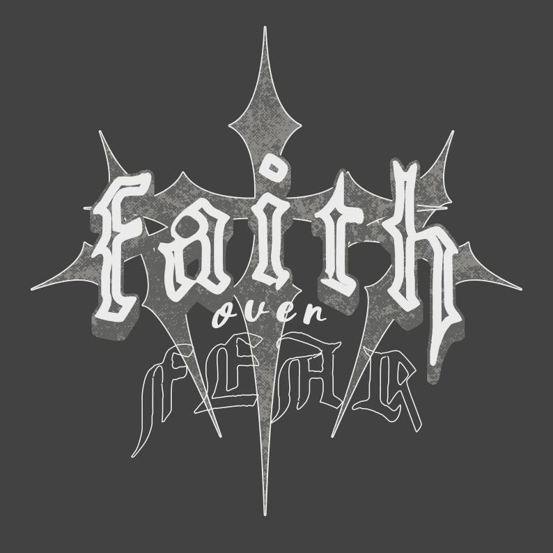 Faith Over Fear Shirt PNG – Christian Cross Design – Inspirational ...