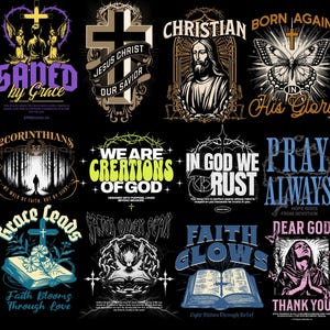 Christian Streetwear PNG Bundle – Faith Based Urban T-shirt Designs ...