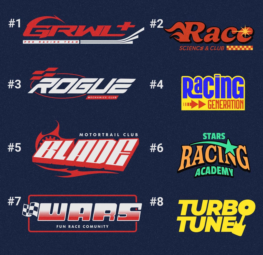 Custom Racing Logos – Speed, Style & Power! - Etsy