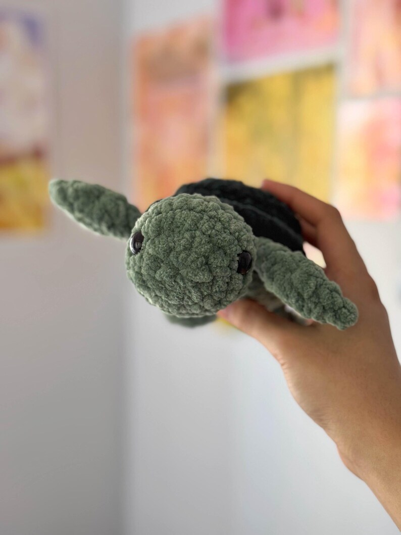 Crochet Turtle Plush - Turtle Amigurumi - Etsy