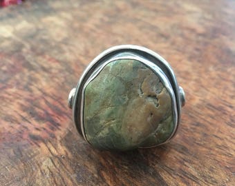 Large stone ring | Etsy