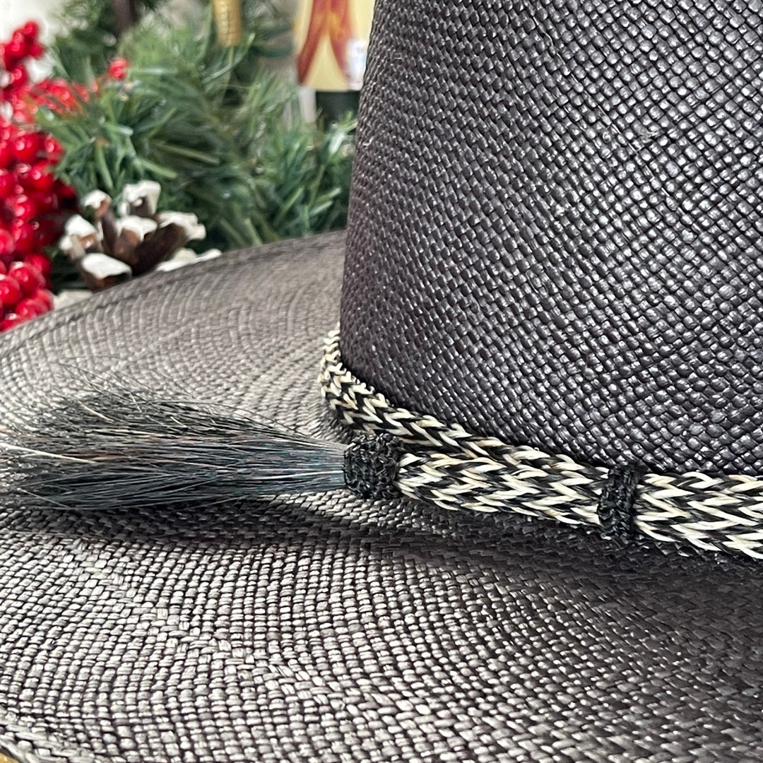 Hat Band Horse Hair Band Horse Hair Hat Band Black Hat - Etsy