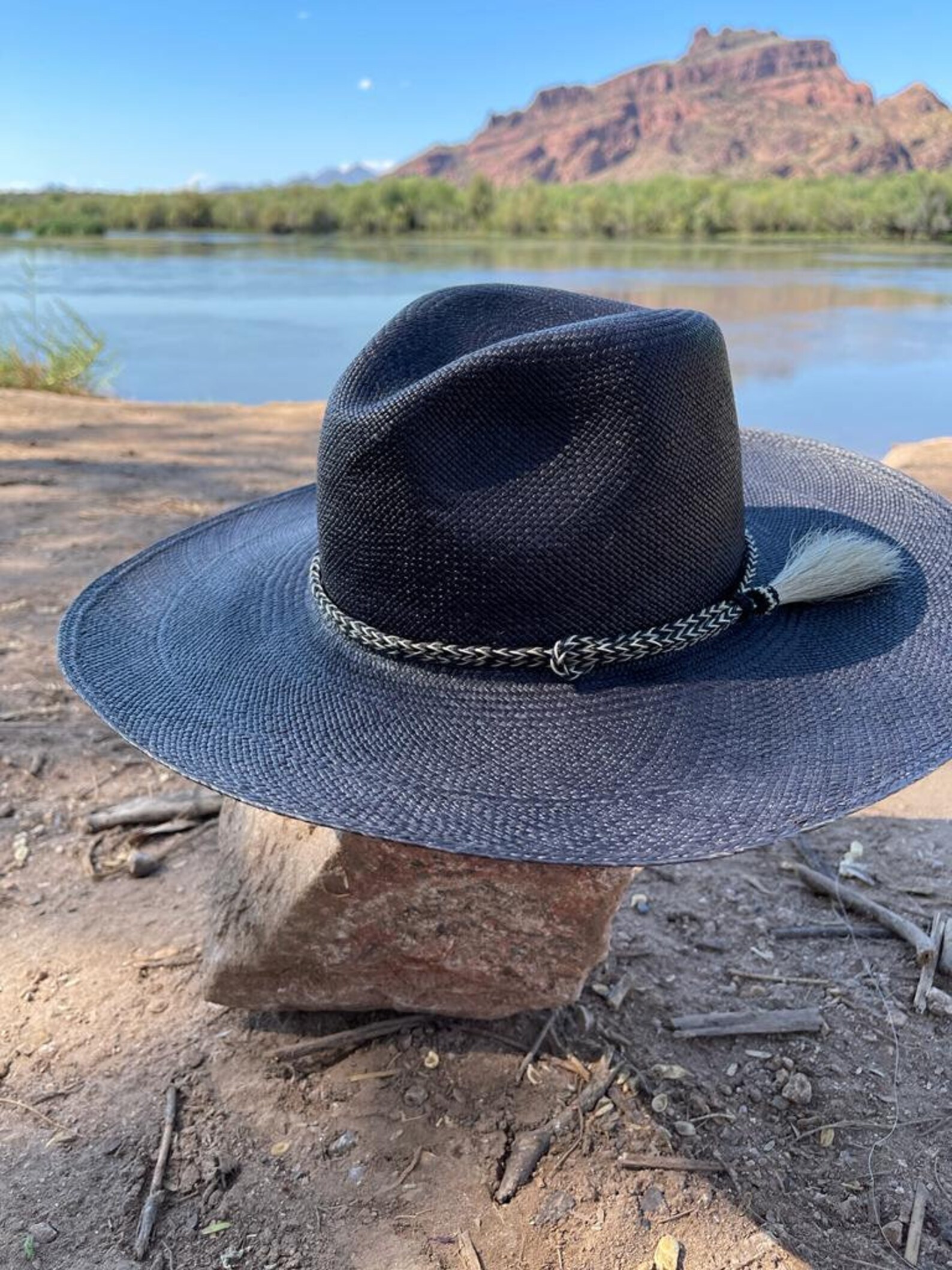 Hat Band | Horse Hair Band | Horse Hair Hat Band | Black Hat Band ...