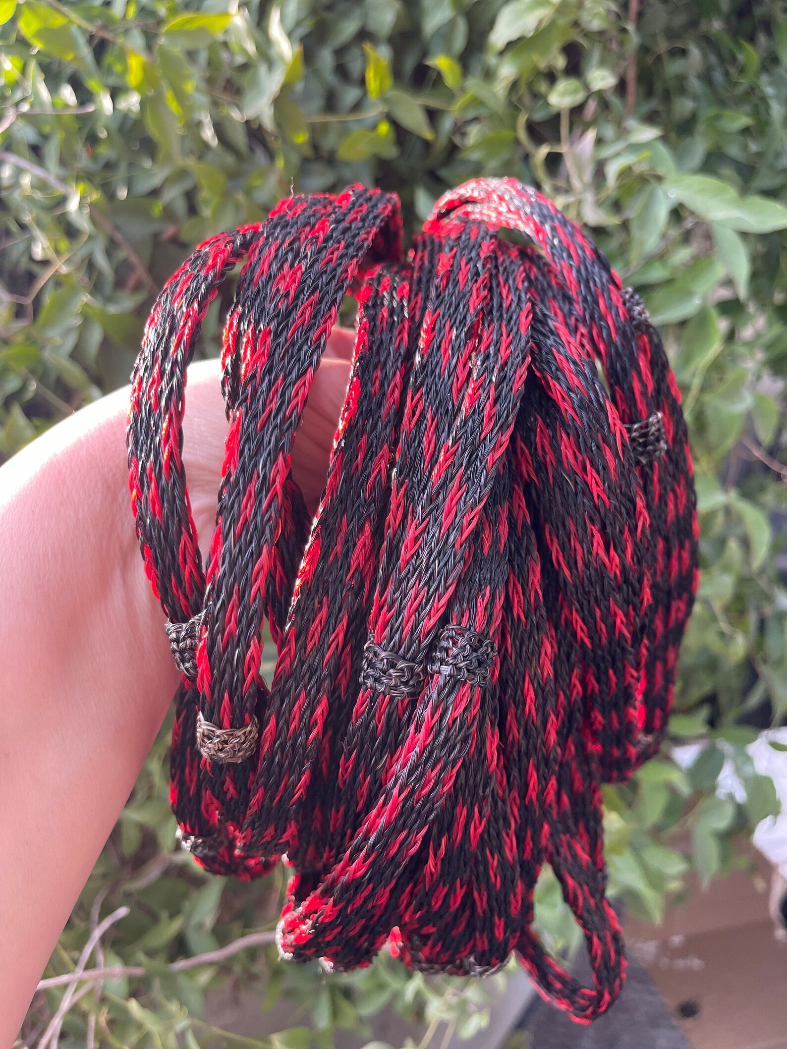 Horse Hair Hat Band | Red Hat Band | Hat Band | Black Hat Band ...