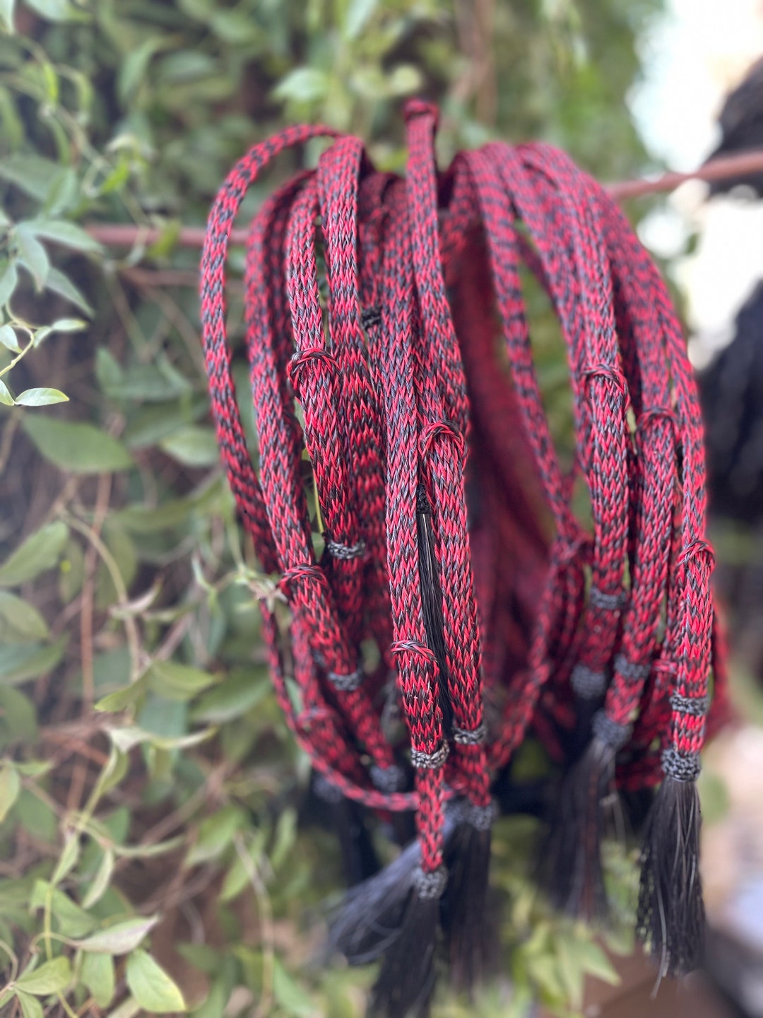 Horse Hair Hat Band | Red Hat Band | Hat Band | Black Hat Band ...