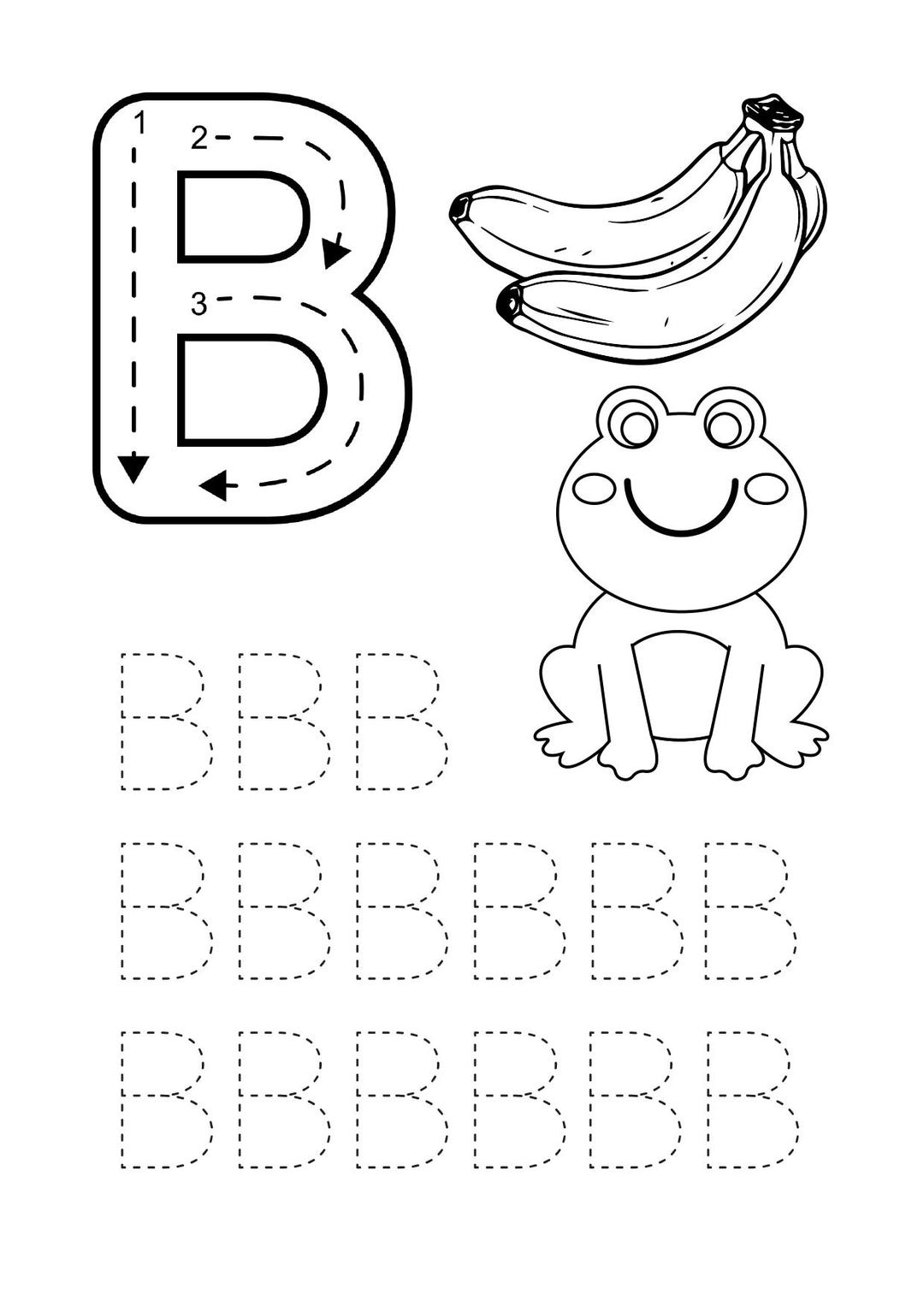 Learn to Write the Letter "b" - Etsy