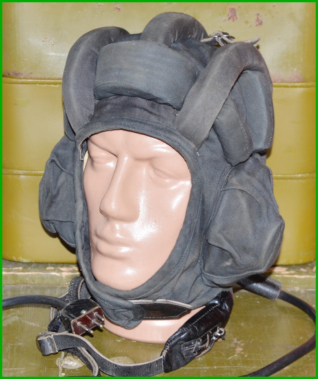 Romanian Army Tanker Helmet Tankman Cap Laryngophone - Etsy