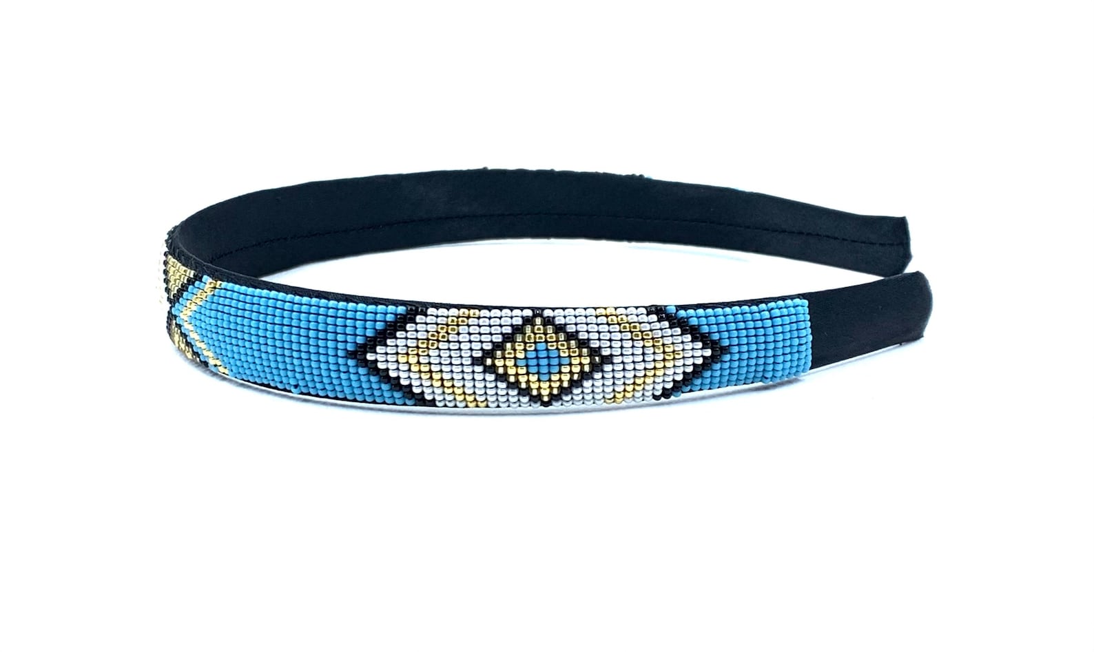 Native Made - Authentic Native American Beaded Headband - Navajo-beaded ...
