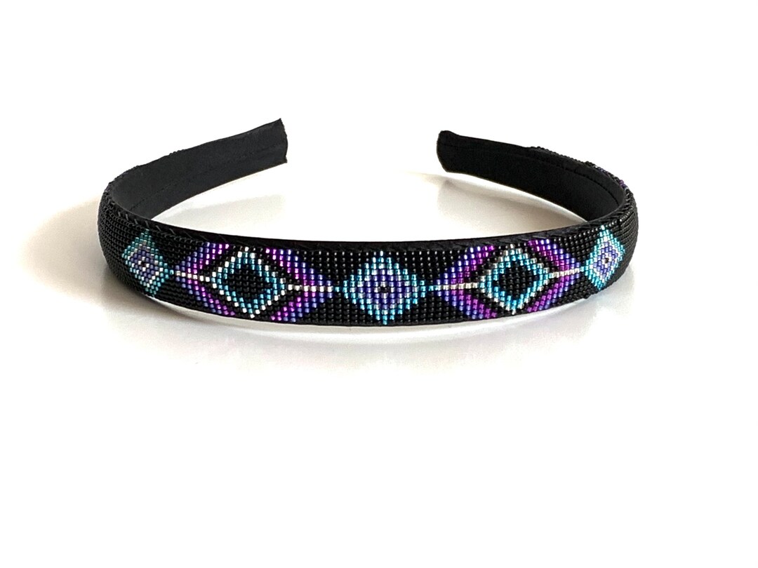 Native Made Authentic Native American Beaded Headband - Etsy
