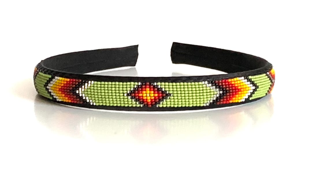 Native Made Authentic Native American Beaded Headband - Etsy