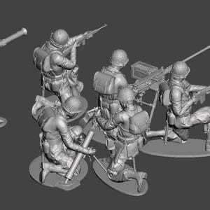Americans Soldiers World War 2 3D Print Stl Files - Etsy