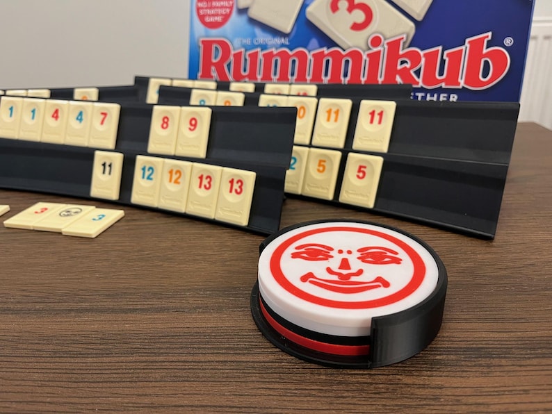 Rummikub Coasters 3d Printed Gift Rummikub Fans Board Game - Etsy