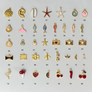 Personalized Gold Charm Bracelet for Women, Build Your Own Custom Charm ...