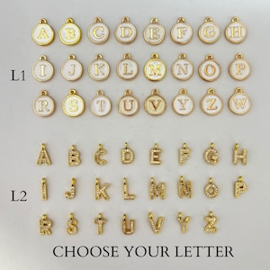 Personalized Gold Charm Bracelet for Women, Build Your Own Custom Charm ...