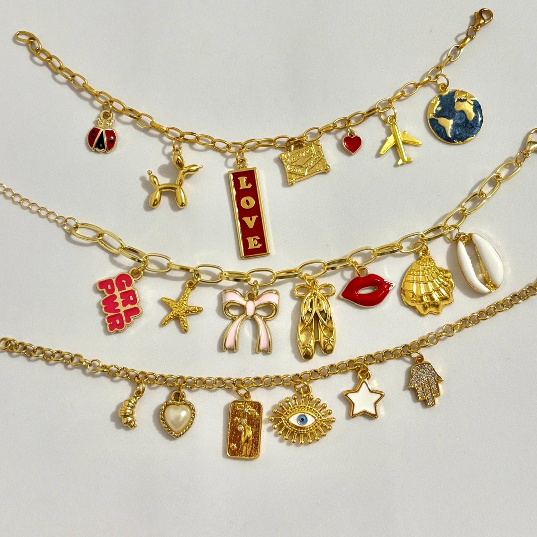 Build Your Own Custom Charm Bracelets for Women, Design Your Own ...