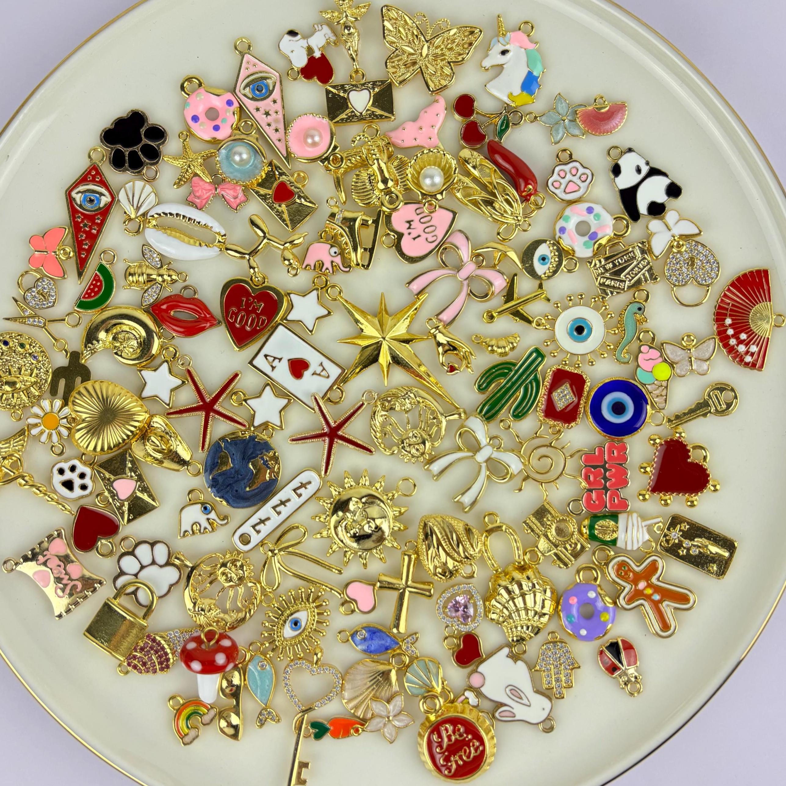 10/20/30/50/100pcs Bulk Charms, Wholesale Charms, DIY Charms, Randomly ...