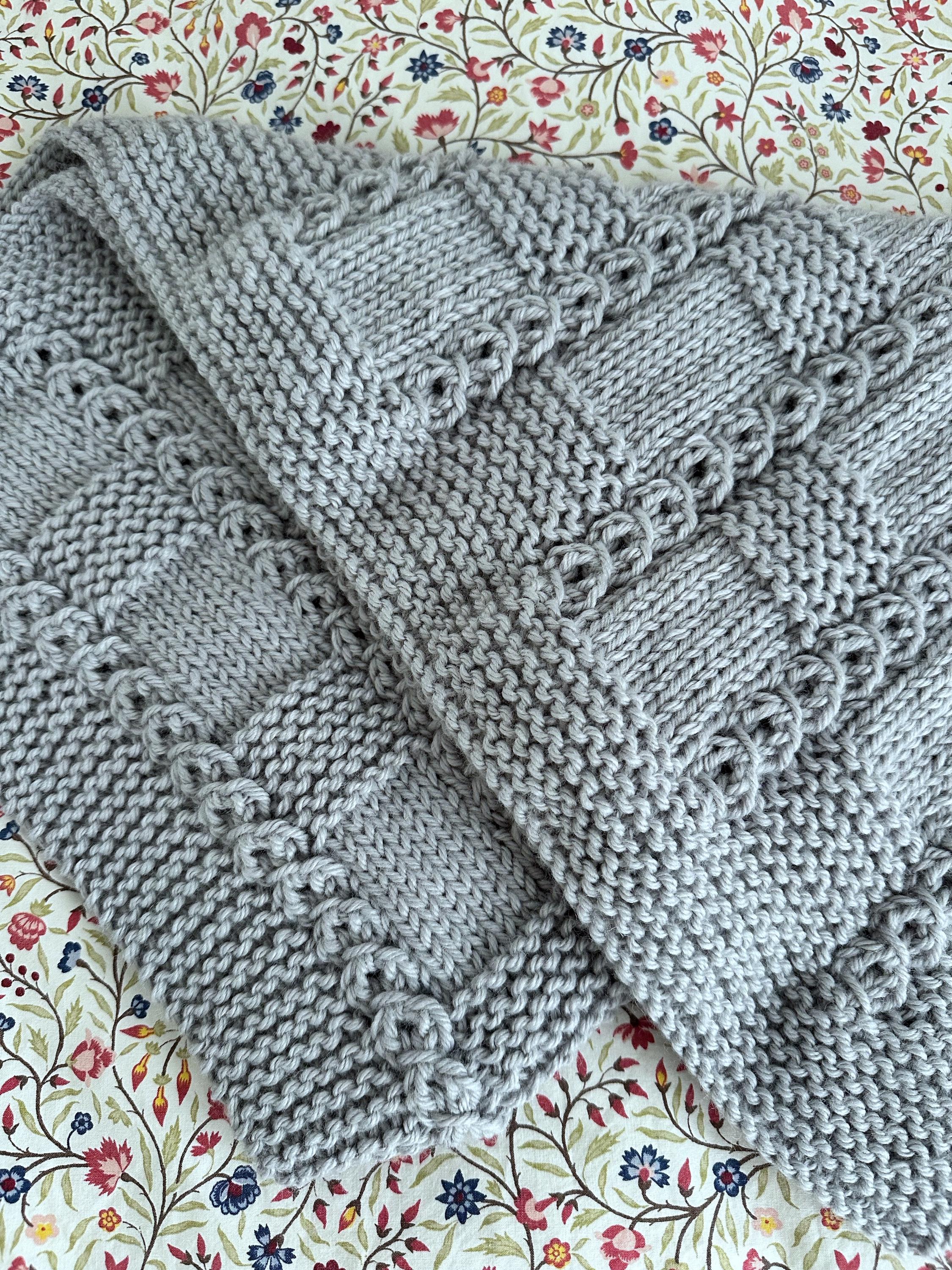 Baby Blanket Knitting Pattern PDF – Lace Cable Knit Blanket – Chess ...
