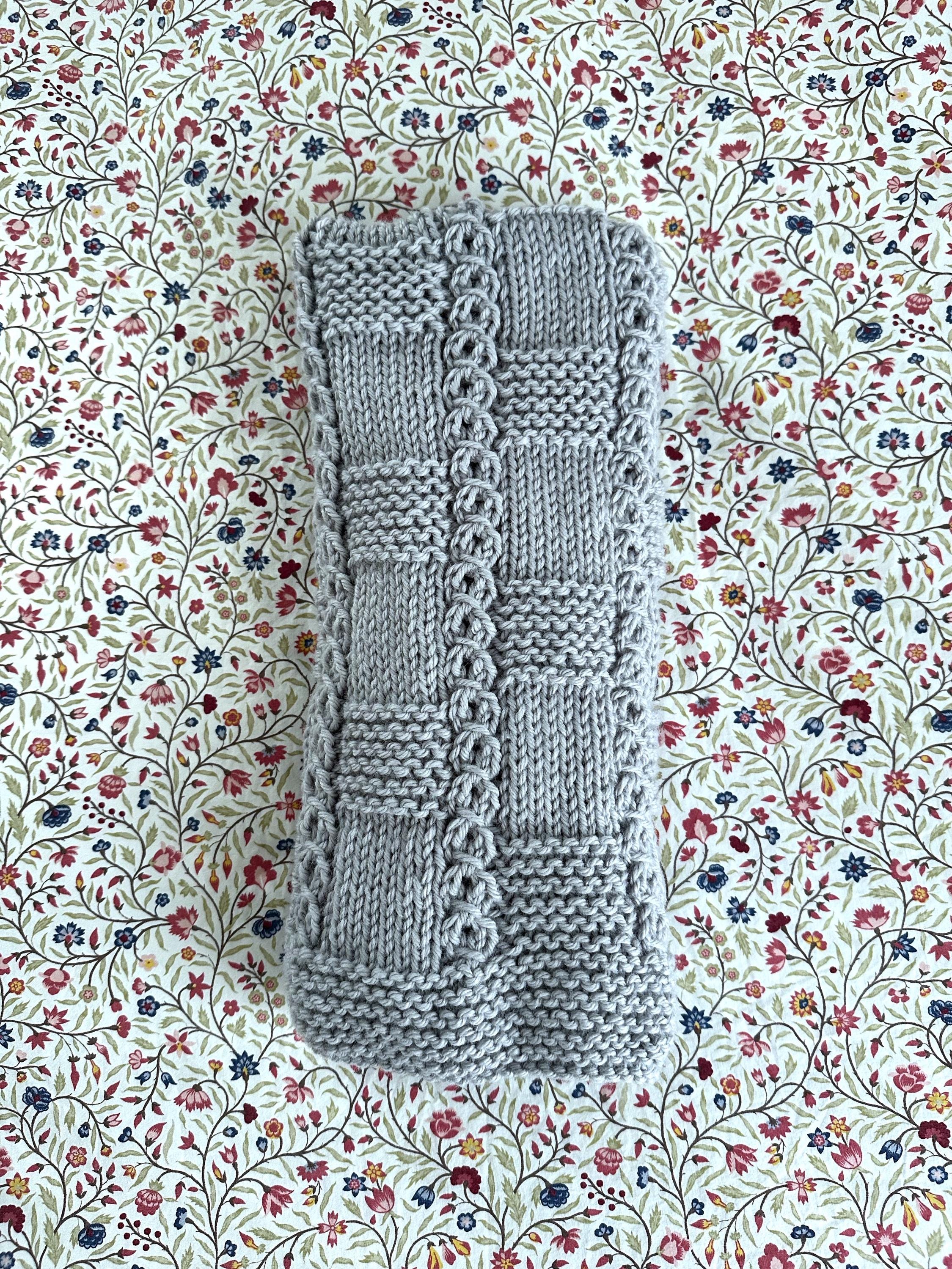 Baby Blanket Knitting Pattern PDF – Lace Cable Knit Blanket – Chess ...
