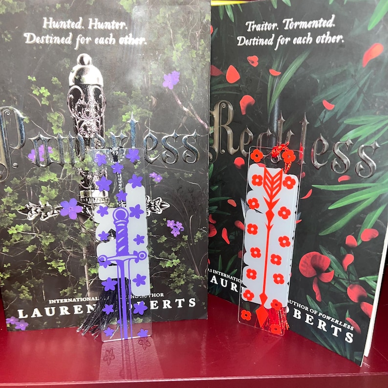 Powerless, Reckless and Fearless Acrylic Bookmark - Etsy