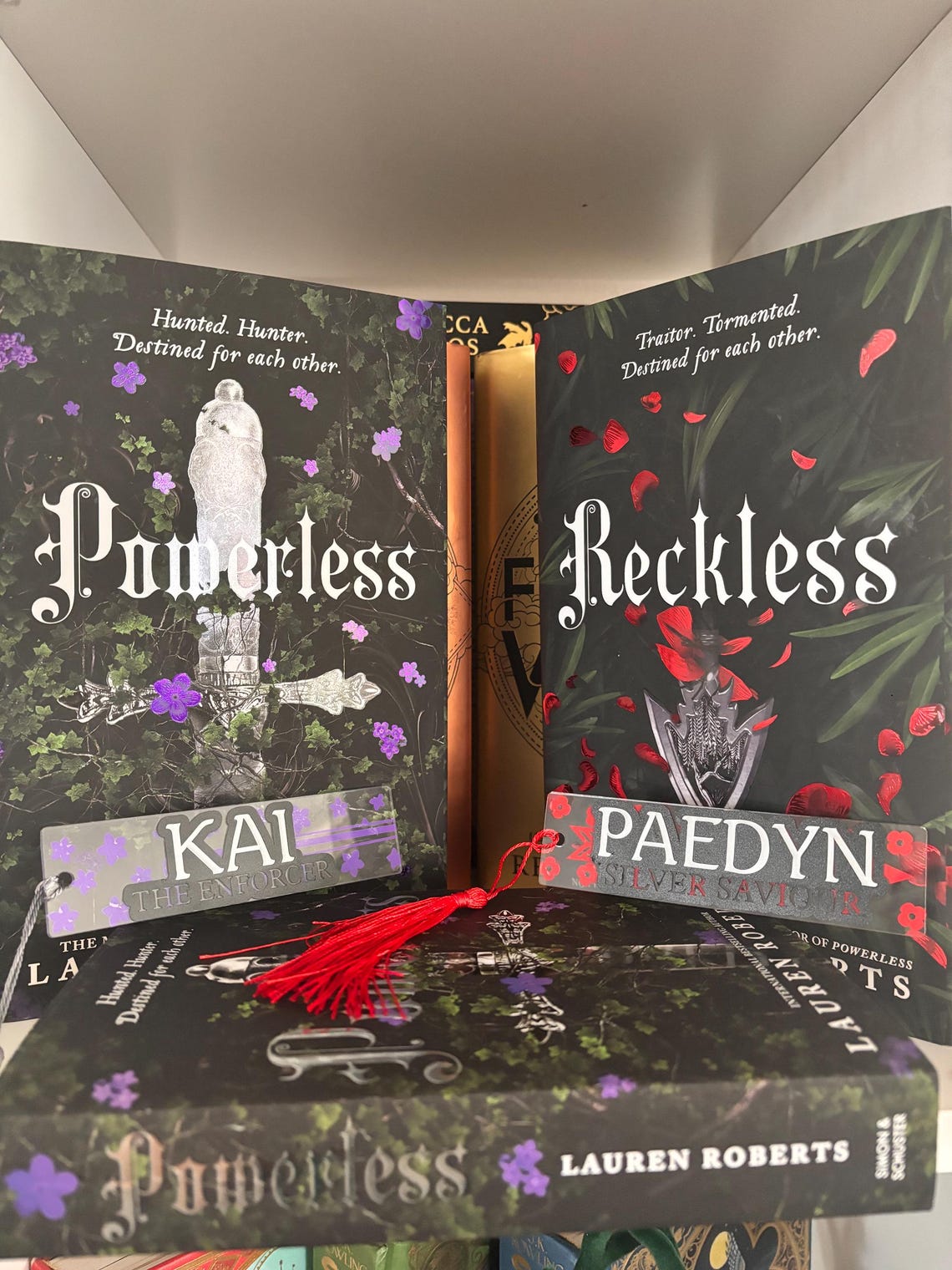 Powerless, Reckless and Fearless Acrylic Bookmark - Etsy