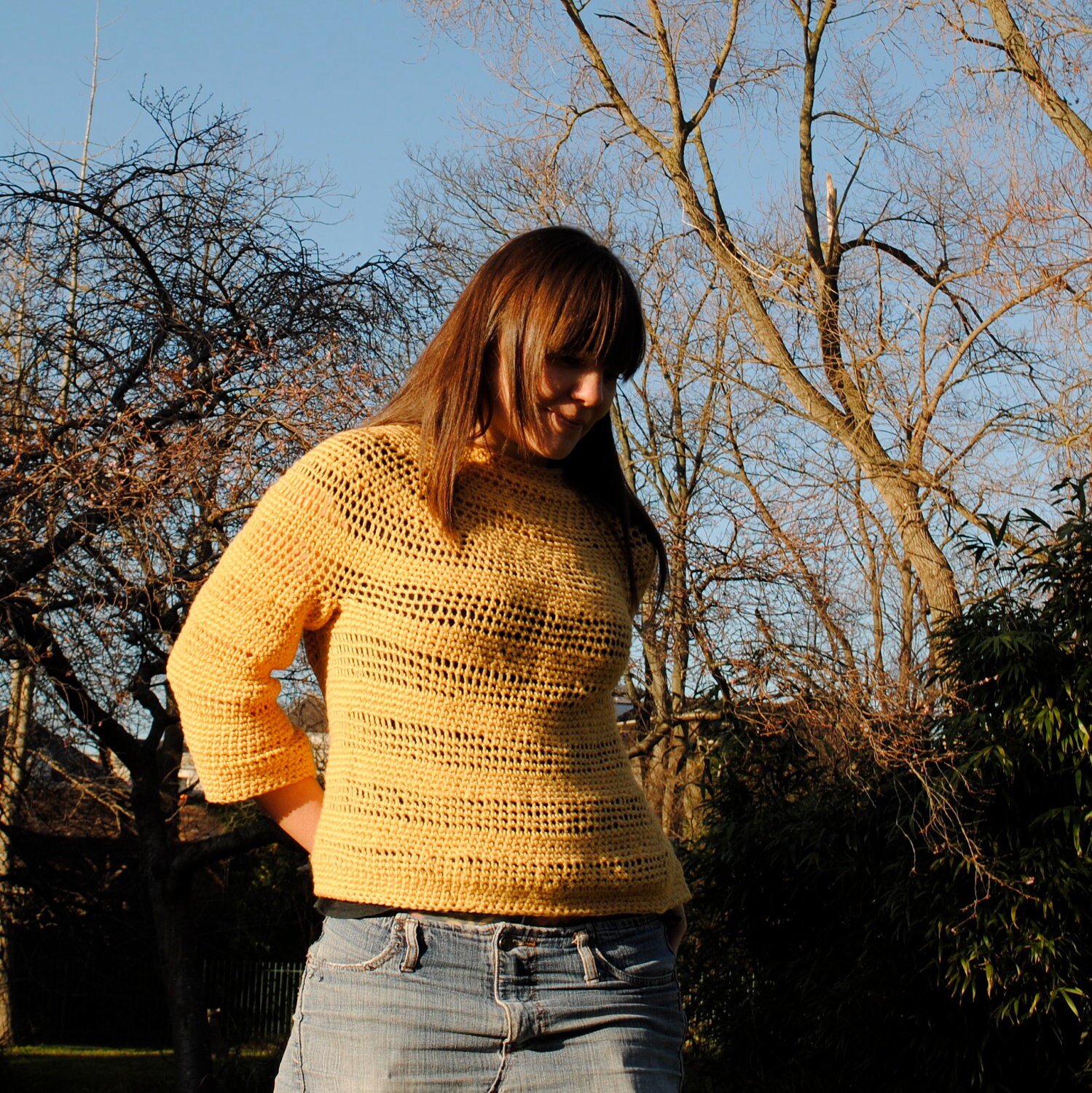 Crochet Pattern Women's January Pullover - Etsy