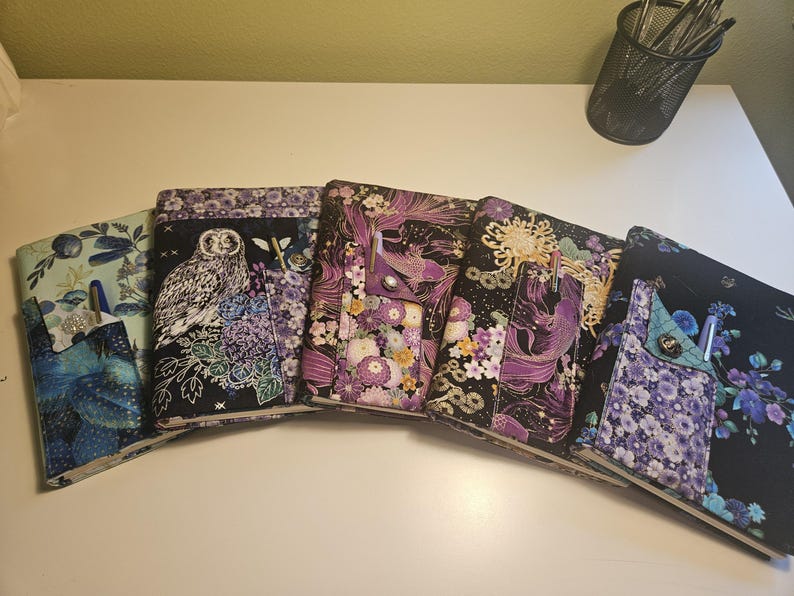 Purple Koi Notebook - Etsy